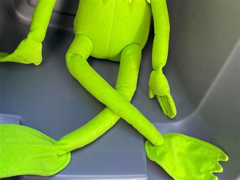 Vintage Kermit The Frog Posable Large Nanco Muppets Plush 3875473228