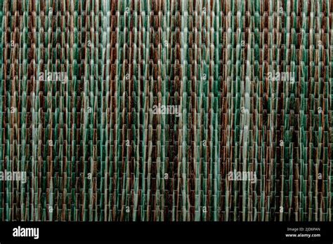Background With Intertwined Different Threads Close Up The Structure