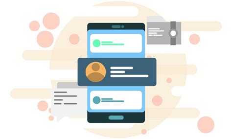 Message Inbox Display On Smartphone 13153501 Vector Art At Vecteezy