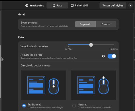 Expose Separate Settings For Trackpoint Pointing Device