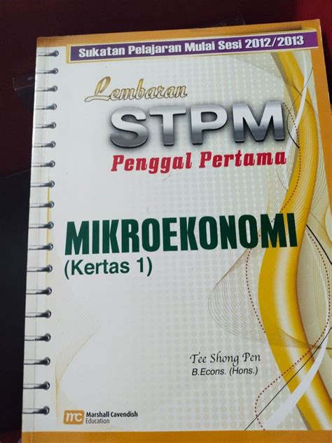 Mikroekonomi STPM SPM MATRIX, Hobbies & Toys, Books & Magazines ...