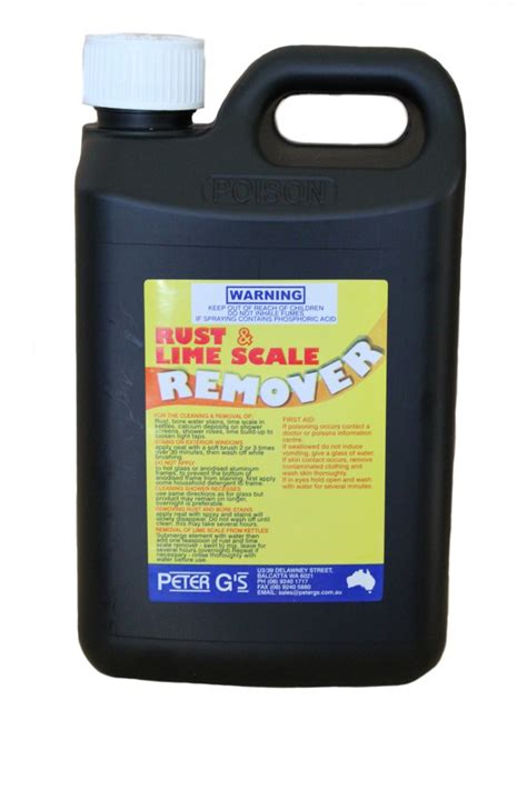 RUST & LIMESCALE REMOVER | Peter G's Marine Products