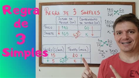 REGRA DE 3 SIMPLES Exercícios e Exemplos 7º ano AULA 71 YouTube