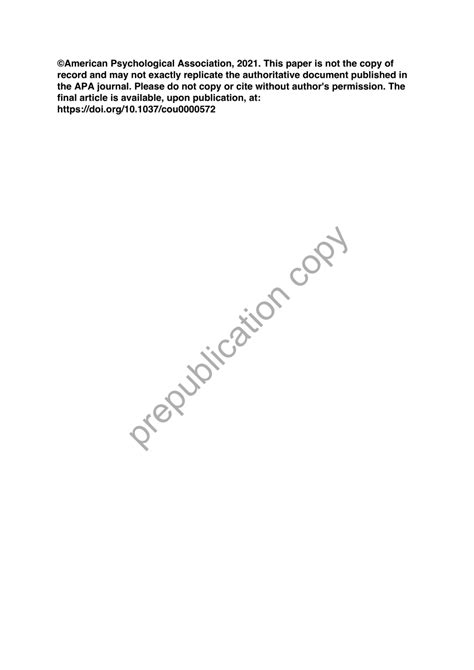 PDF Trajectories Of Change In Chronic Depression Differences In Self