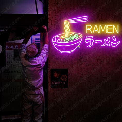Ramen Neon Sign Japanese Led Neon Light Pageneon
