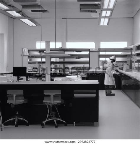 Brutalist Product Photo Medical Laboratory Shiny AI Generated Image