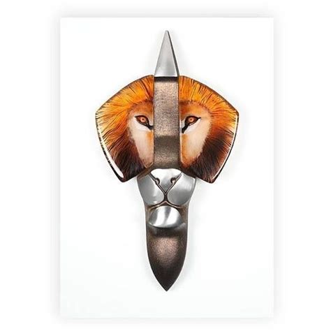 Leo Wall Sculpture By Mats Jonasson Limited Edition Lion Lion Art