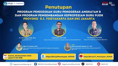 Penutupan Program Pendidikan Guru Penggerak Angkatan 8 Dan PPKG PJOK