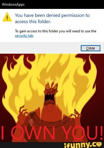 You Have Been Denied Permission To Access This Folder To Gain Access To This Folder You Will