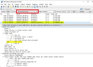 Sniffing BLE 5 0 Packets NRF52 Nordic Q A Nordic DevZone Nordic DevZone