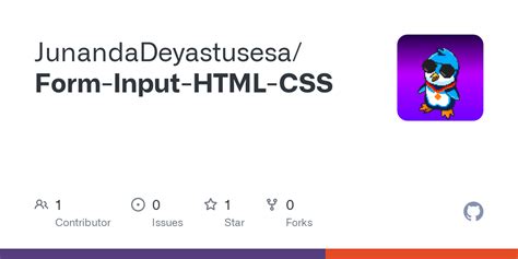 Github Junandadeyastusesaform Input Html Css