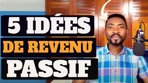 5 Idées De Revenus Passifs Revenus Passifs En Ligne Vérifiez Le