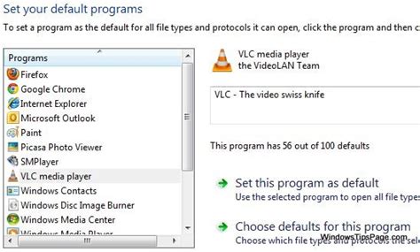 How To Set Default Media Player