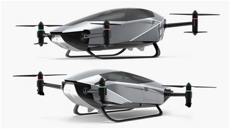 Evtol 飞行汽车小鹏 X23d模型 Turbosquid 2003729