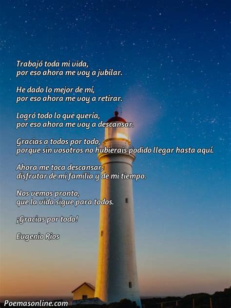 Cinco Poemas De Despedida Por Jubilación Poemas Online