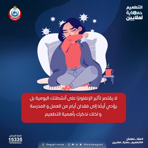 وزارة الصحة والسكان المصرية On Twitter لا يقتصر تأثير الإنفلونزا على