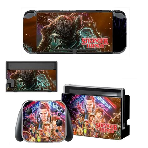 Stranger Things Skin Sticker For Nintendo Switch Console And Joy Con