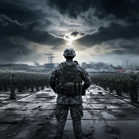 Premium Ai Image Army Man