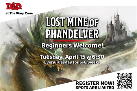 Dnd At The Warp Zone The Lost Mines Of Phandelver Downtown Partners