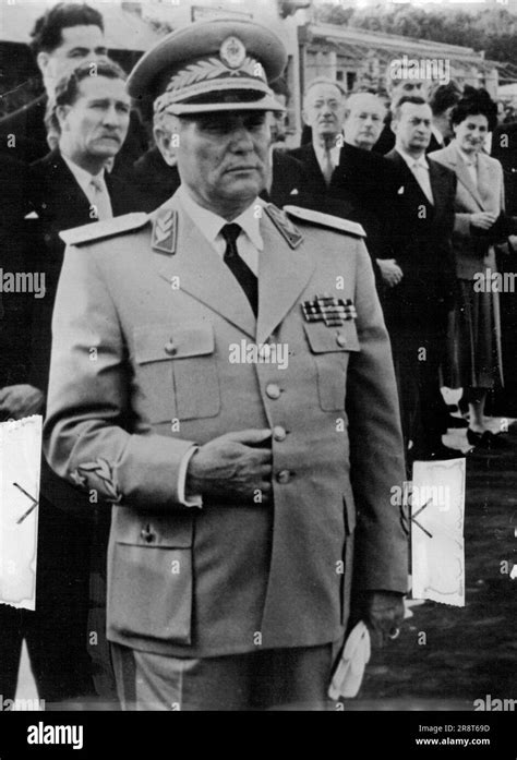 Josip Broz Tito President Of The Republic Of Yugoslavia July 10