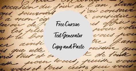 Free Cursive Text Generator Copy And Paste Lipsum Hub