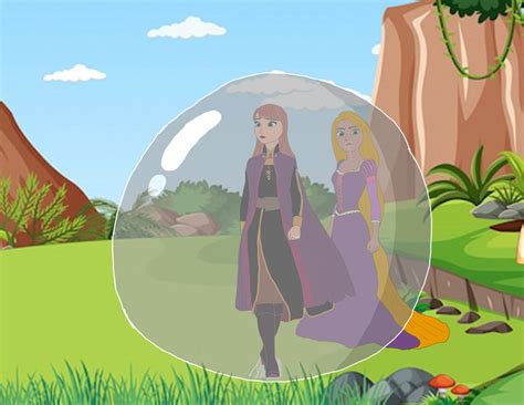Rapunzel Traps Anna By Curler11 On Deviantart