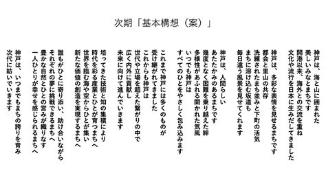 「海と山に囲まれた美しいみなとまち」 神戸市、基本構想案の意見募集・21日まで 神戸経済ニュース