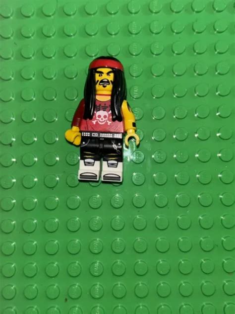 Lego Minifigure Ninjago Coltlnm Gong Guitar Rocker Tlnm Picclick Uk