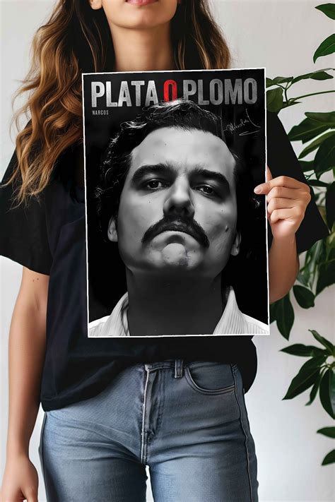 Plata O Plomo Narcos Series Poster Posterized