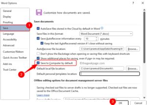 How To Stop Saving Files To OneDrive In Windows