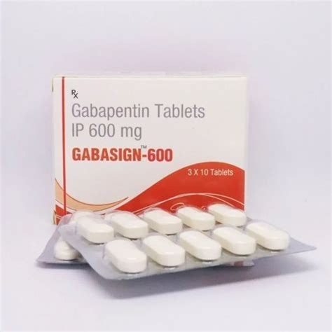 Gabasign 600mg Gabapentin Tablets At ₹ 238 Stripe Gabapin In Nagpur