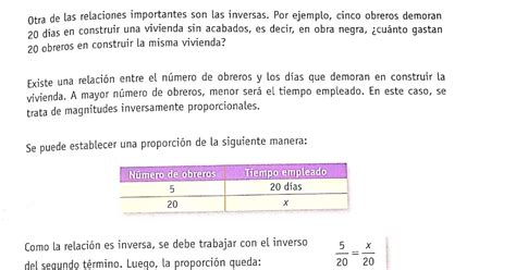 Ejercicios De Regla De Tres Simple Inversa Escuela