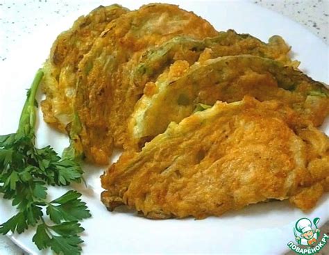 Молодая капуста в кляре кусочками – кулинарный рецепт