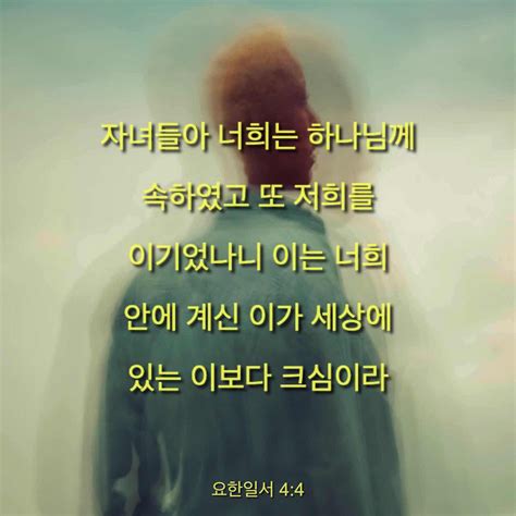 요한일서 41 6 사랑하는 자들아 영을 다 믿지 말고 오직 영들이 하나님께 속하였나 시험하라 많은 거짓 선지자가 세상에