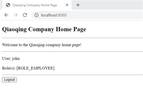 github qiaoqingwu simple company login page by spring security thymeleaf