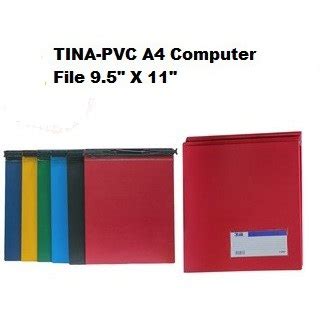 TINA A4 CBE A3 PVC Computer File Shopee Malaysia