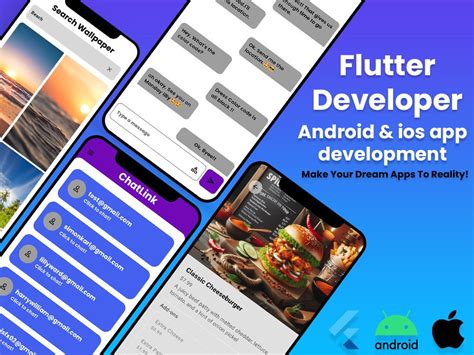 Flutter Mobile App Development Android And Ios App Flutter Developer