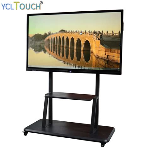 Education 3840 2160 Interactive Flat Panel Displays 75 Inch Interactive