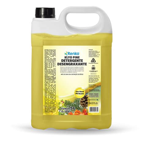 Klyo Pine Detergente Desengraxante 5 Litros Renko Shopee Brasil