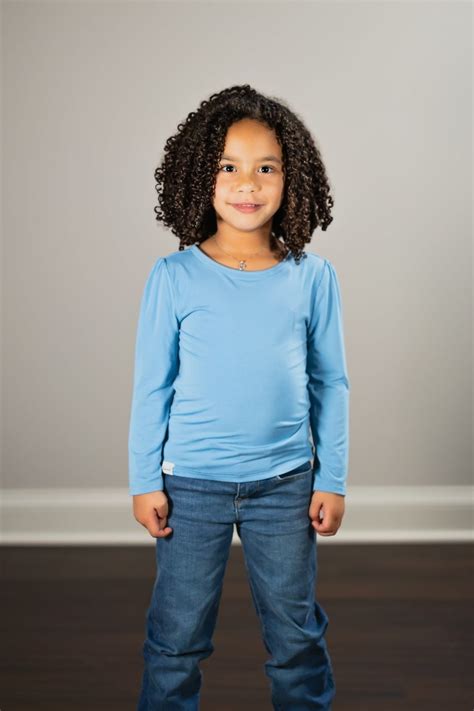 Herencia Blue Long Sleeve Top Twinflower Creations
