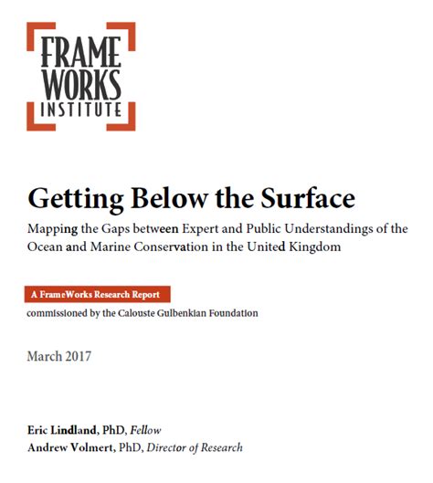 Getting Below The Surface The Frameworks Institutes Report Into The