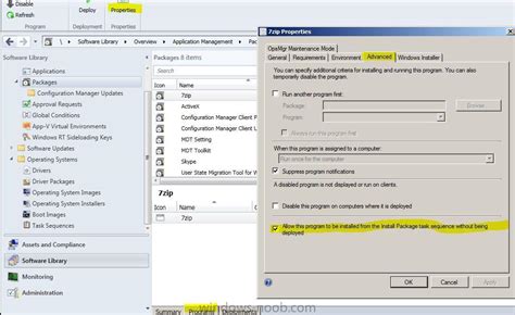 package are greyed out when adding to the software selection wizard in