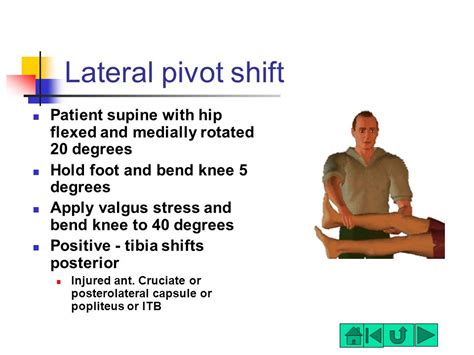 Lateral Pivot Shift Test Knee