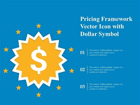 Pricing Framework Vector Icon With Dollar Symbol Ppt PowerPoint Presentation Pictures Design