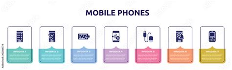 Mobile Phones Concept Infographic Design Template Included Mobile Analytics On Screen Outgoing