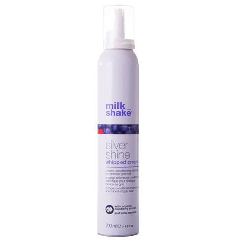 Milk Shake Silver Shine Creamy Mousse For Blonde Hair To Neutralize