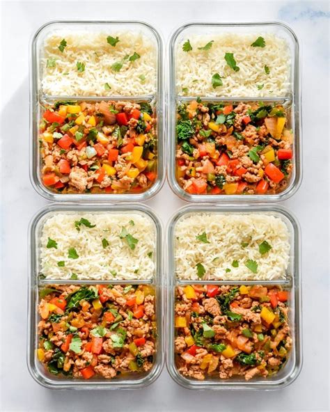 Chipotle Ground Turkey Skillet Meal Prep Recipe Lunch Recipes