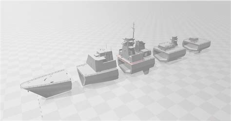 3d Printed Corvette Military Ship Buyan Class 3d Model 3d Printable