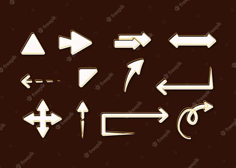 Premium Vector Arrow Icon Set