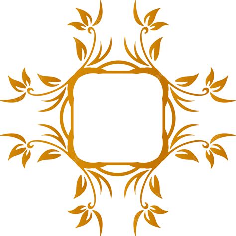 황금 꽃 테두리 장식 투명 벡터 장식 테두리 투명한 벡터 Png 일러스트 및 벡터 에 대한 무료 다운로드 Pngtree